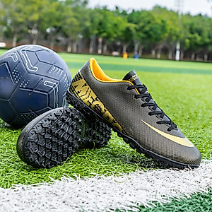 Zquaus Mens Cleats,High Cleats for Big Boys,Big Boys Athletic Sneaker Shoes for Outdoor/Indoor/Competition/Training DSD196-M1-43