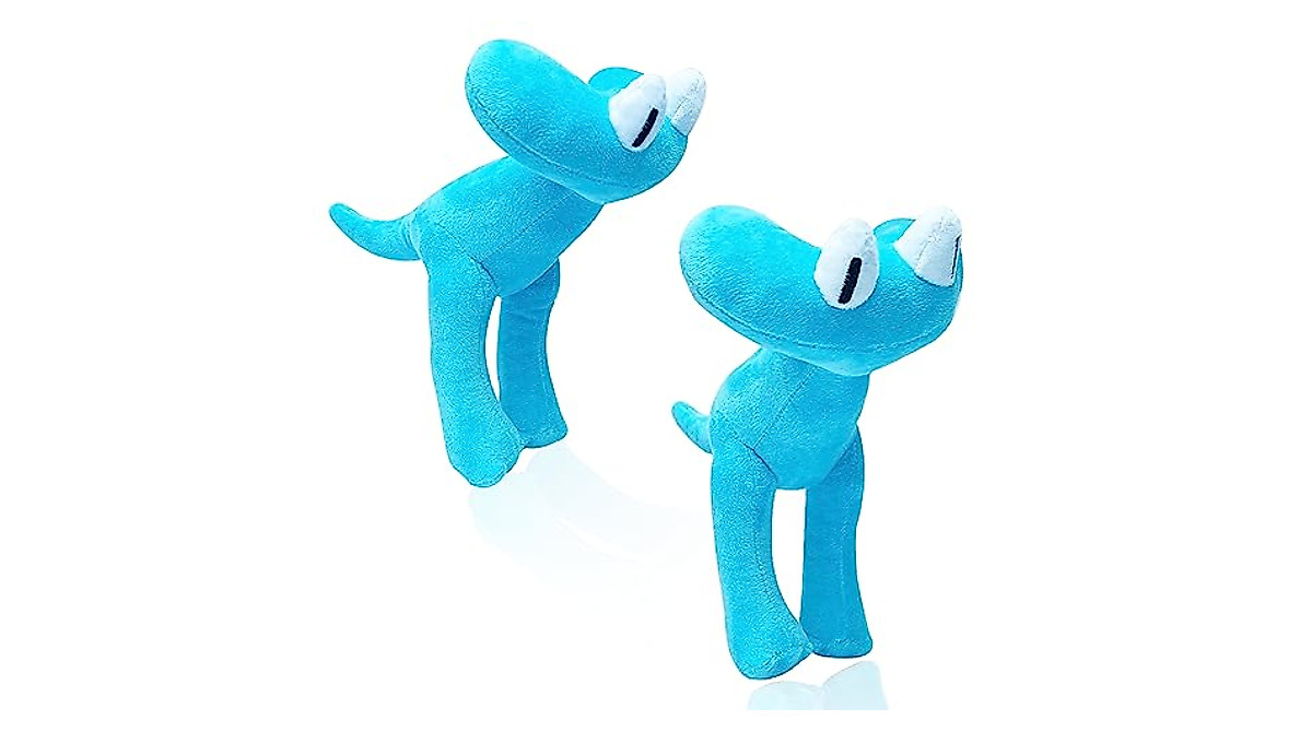 Cyan & Yellow Rainbow Friends Plush - SmallBos