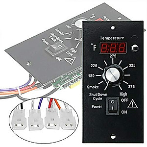 S28esong Digital Thermostat Controller Board,Kitchen Digital Thermostat Pellet Grill Control Board for All Traeger