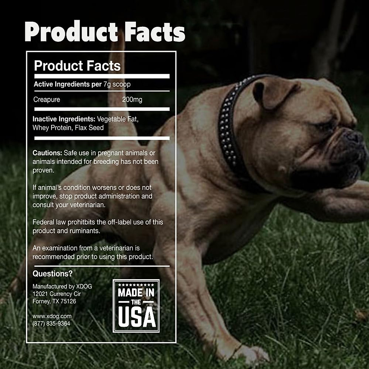 Muscle Bully Gains - Mass Weight Gainer for Dogs, Whey Protein, Flax Seed (for Bull Breeds, Pit Bulls, Bullies) Increase Healthy Natural Weight, Made in The USA (90 Servings)