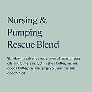 Natalist Nip & Lip Balm Stick Moisturizer for Pregnant & Breastfeeding Moms Nourishing Formula Helps Relieve Dry, Sore, Chapped or Cracked Nipples - Unscented, Lanolin-Free - .5 oz