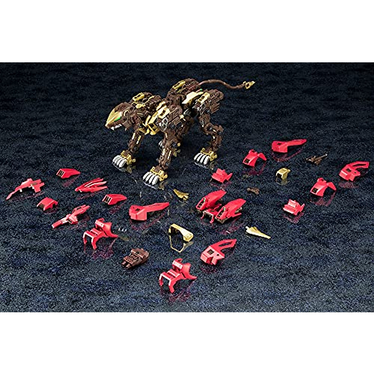 Kotobukiya Zoids: EZ-054 Liger Zero Empire Version Marking Plus Version Plastic Model Kit, Multicolor