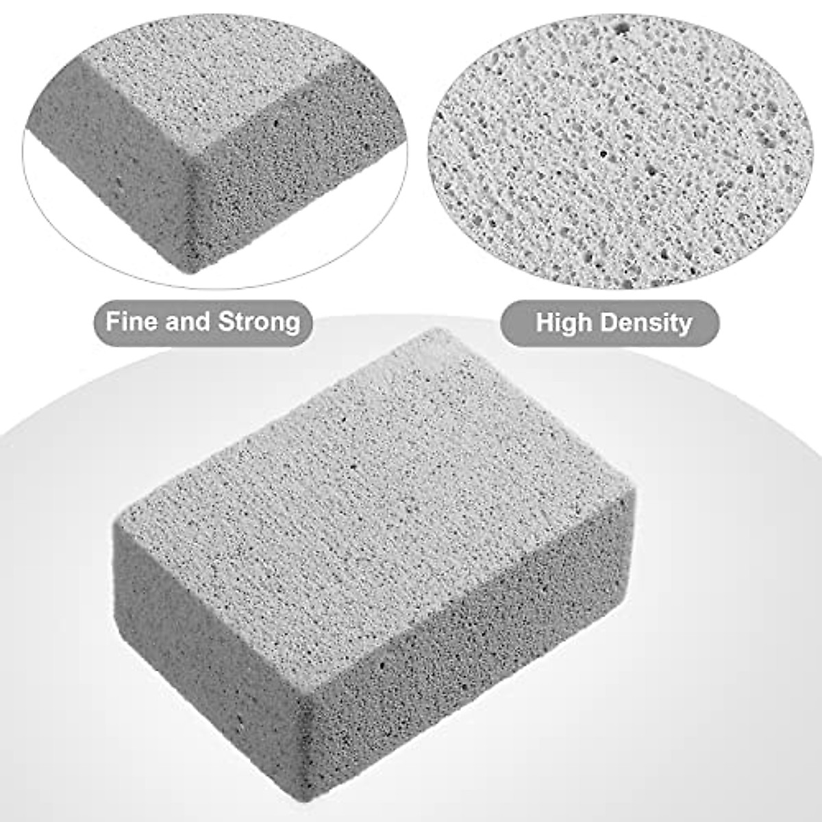 24 Pcs Pumice Stone for Cleaning, Grill Griddle Pumice Stone Brick Block Cleaner, Ecological Barbecue Griddle Cleaning Brick Pumice Stone for Removing Stains, BBQ, Rack, Flat Top Cookers, Pool, Toilet