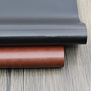 4PCS PU Leather Book Cloth for Bookbinding 17x13 inch Non-Woven Base & Soft Leather-Like Bookcloth (2 Colors)(A)
