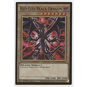 Red-Eyes Black Dragon - MGED-EN003 - Premium Gold Rare - 1st Edition