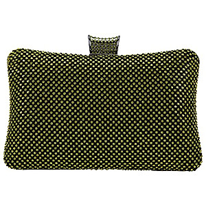 Fawziya Big Evening Bags For Women Rhinestone Crystal Clutch Bag-Yellow