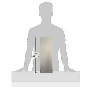 Forney 49570 16 Gauge Sheet Metal in A36 Mild Carbon Steel Alloy, 6" x 18"