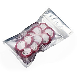 AMTAST Hydrophobic PVDF Syringe Filter Non Sterile 25mm Diameter 0.22um Pore Size (Pack of 10)