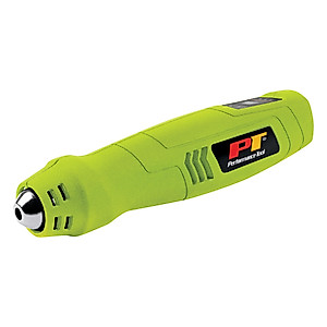 Performance Tool W2082 Compact Rechargeable Cordless Heat Gun, 600 Degree Max Output, Vinyl Wrap, Shrink Tubing, Wire Connectors, Crafts, Phone Repair