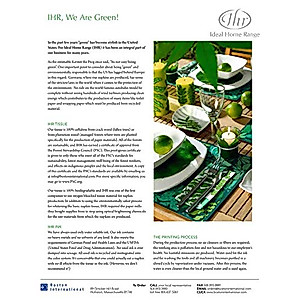 Boston International IHR Rosanne Beck 20-Count 3-Ply Cocktail Beverage Paper Napkins, 5 x 5-Inches, Patriotic Floral