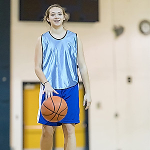 48 Pcs Team Practice Vests for Adults Youth Sports Pinnies Scrimmage Practice Undershirt Kids Football Training Jerseys Expansion Activity Team Group Vest for Soccer,Basketball, Volleyball,Athletics…