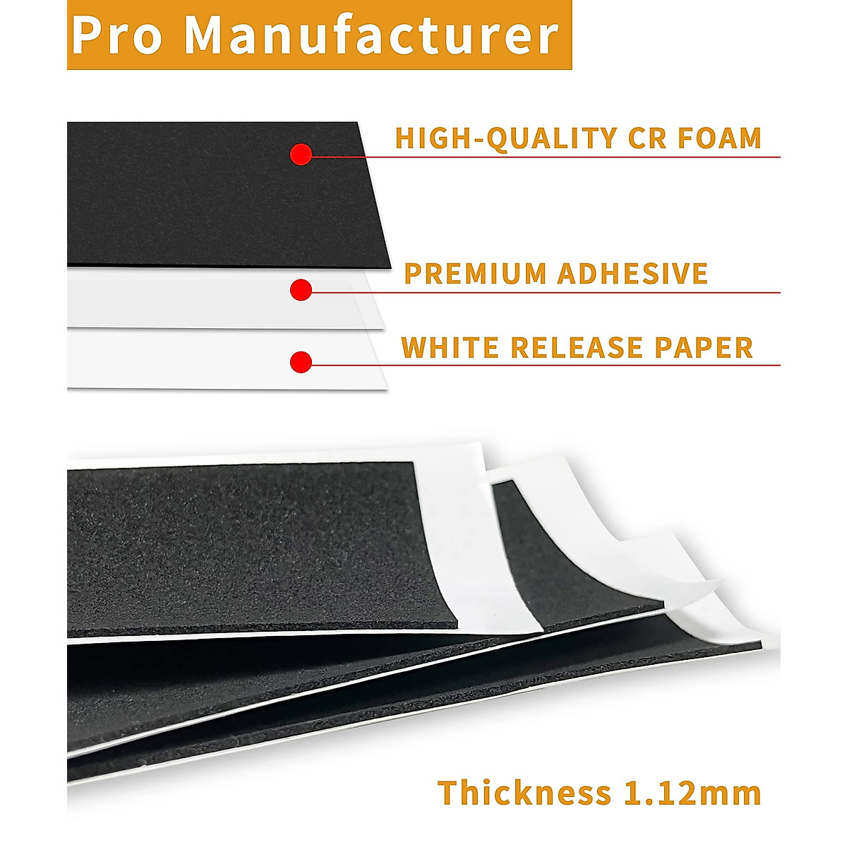 Tikfoam 30Pcs Fingerboard Foam Grip Tape, 38 x 110mm Foam Grip Tape for Fingerboards, Fingerboard Grip Tape