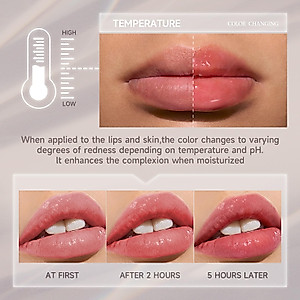 Easilydays Color Changing Blush Stick, Cream Blush for Cheeks & Lips, Dewy & Natural Nude Finish, PH Changing Moisturizing Blush Rouge, Waterproof Blusher Gel for Cheeks, Eyes, Lips, Brightening Balm, Lightweight & Long-Wearing