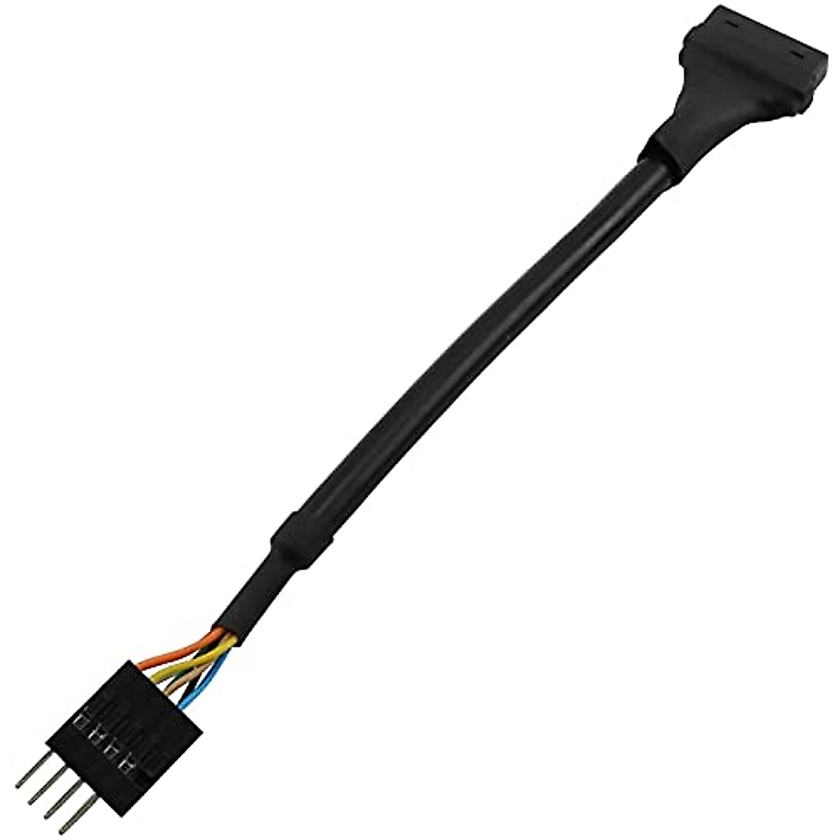 Longdex 2PCS USB 3.0 20 Pin Female to USB 2.0 9-Pin Male Motherboard Adapter Converter Cable