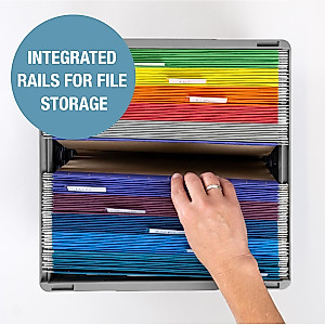 CleverMade Collapsible Milk Crate, Neptune Blue, 3PK - 25L (6 Gal) Stackable Storage Bins, Holds 50lbs Per Bin - Clevercrates are Heavy Duty, Plastic Collapsible Storage Crate for Multi Purposes