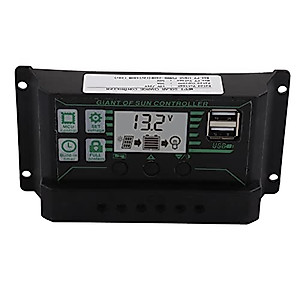 FOUF 30W Portable Solar Panel, 12V Off Grid Solar Panel Connector Kit and 30A Charge Controller for Car RV Marine Boat 12 Volt Battery, Solar Cell Solar Charger Kit for 12V Car RV Boat Marine Trailer