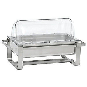 Chafer Cover Full Size Clear Polycarbonate Rolltop- 21" L x 13" W x 7" H
