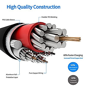 iPhone Charger, [Apple MFi Certified] 2Pack 3ft Fast Lightning Cable for Long iPhone Cable Cord, Apple Charging Cable Cord for iPhone 12/11 Pro/11/XS MAX/XR/8/7/6s/6/5S/SE iPad/Air Original Black