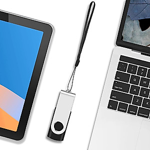 1GB Bulk Flash Drive 100 Pack EASTBULL USB 2.0 Flash Drives Bulk Thumb Drives Bulk USB Drives Pack Storage (Black)