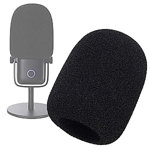 Windscreen for Elgato Wave 1 Microphone - Professional Mic Foam Covers Pop Filter Compatible with Elgato Wave:1 Streaming Microphone to Blocks Out Plosives by YOUSHARES