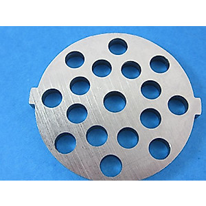Replacement meat grinder set for many Waring Pro, Rival, Deni, Game Winner etc. Plate is 2 1/8" 53mm wide. PLEASE MEASURE BEFORE ORDERING. Does not fit Kitchenaid.
