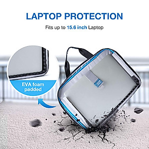 Laptop Bag for Women,BAGSMART 15.6 Inch Computer Bag,Laptop Carrying Case,Laptop Business Briefcase,Office Bag Travel Work,Pink