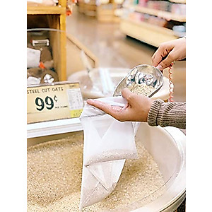 purifyou Premium Reusable Nut Milk Bags - Set of 3 (80, 160, 200 microns), Cold Brew Bags and Cheese Cloths, For Straining Tea and Fruit Juice, Reusable Shopping Bag and Produce Storage