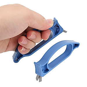 Tgoon Ice Fishing Sharpener, Ice Auger Cutte Fishing Blade Cutter Convenient to Carry Sturdy for Fishery