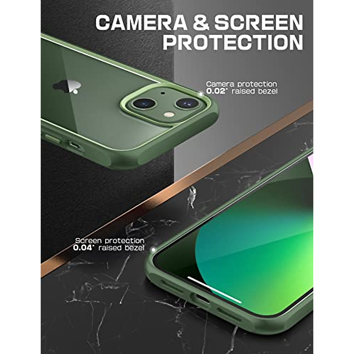 SUPCASE Unicorn Beetle Style Series Case for iPhone 13 (2021 Release) 6.1 Inch, Premium Hybrid Protective Clear Case (Jasper)