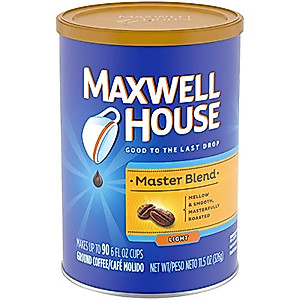 Maxwell House Master Blend Light Roast Ground Coffee (11.5 oz Canister)