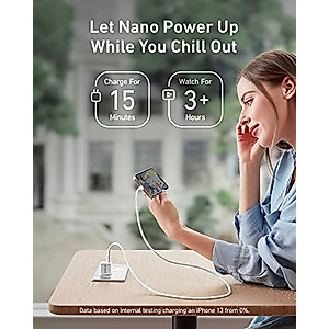 USB C Charger 20W, Anker 511 Charger , PIQ 3.0 Durable Compact Fast Charger, Anker Nano for iPhone 14/14 Plus/14 Pro/14 Pro Max/13, Galaxy, Pixel 4/3, iPad/ iPad mini (Cable Not Included)