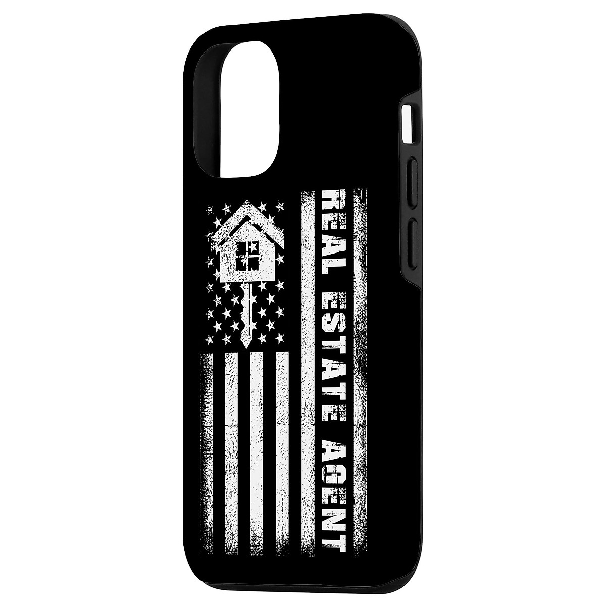 iPhone 12/12 Pro Real Estate Agent USA American Flag Realtor House Property Case