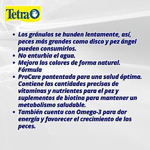 TetraColor Tropical Granules, Clear Water Advanced Formula 10.58 Ounce (Pack of 1)