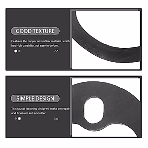 DOITOOL Faucet Fixing Bracket 1 Set Faucet Mounting Nut and Washer Faucet Lock Nut Faucet Mounting Kit Stainless Steel Kitchen Faucet Fastener Accessories for Kitchen Tap Sink Replacement Repair