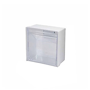 IOOOFU Magnetic Wall Mounted Bathroom Organizer Cotton Pad Holder Makeup Box Plastic Storage Container for Cotton Swabs Jewelry