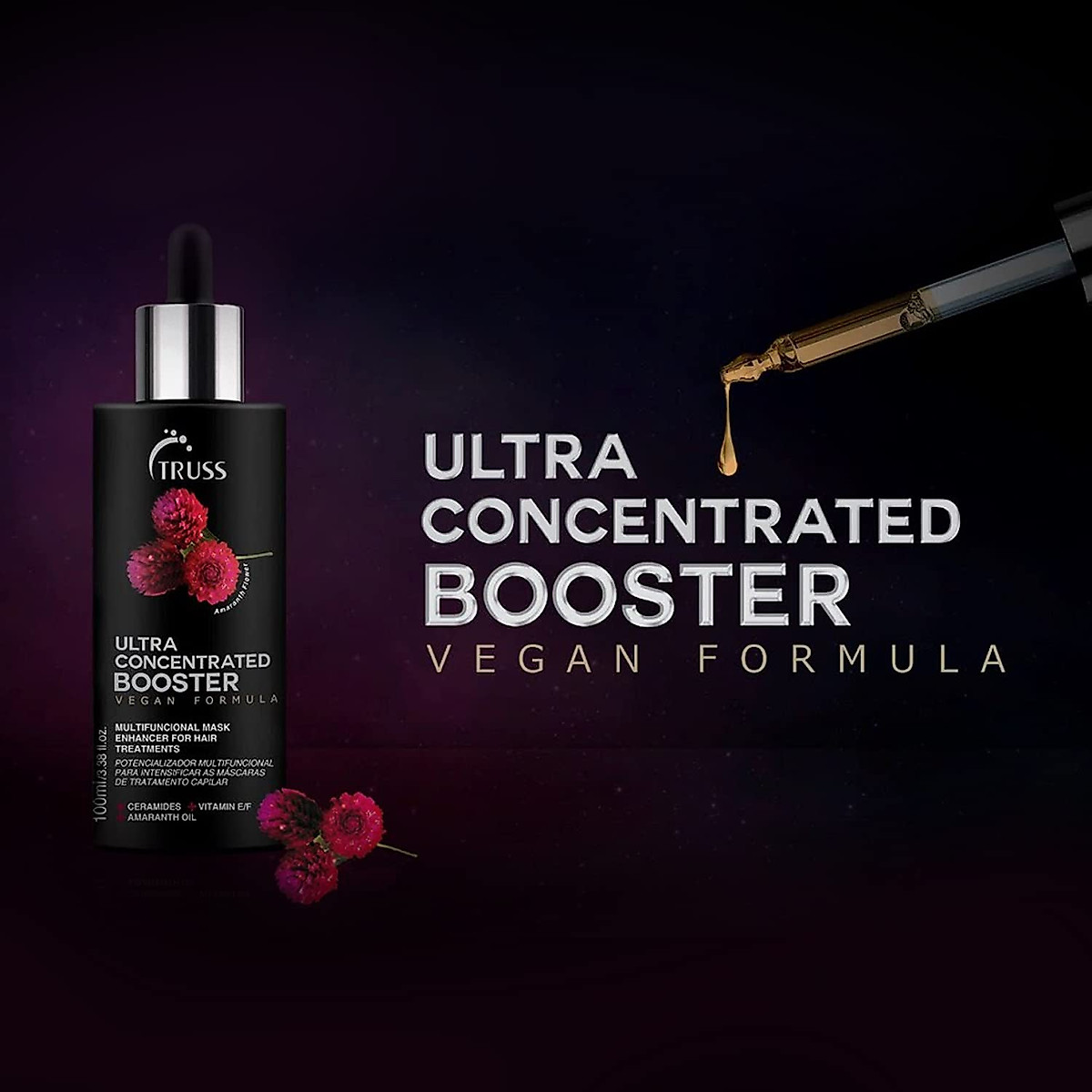 TRUSS Miracle Shampoo Bundle with Conditioner, Hair Mask and Ultra Concentrated Hair Mask Booster