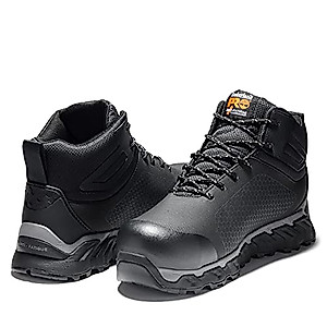 Timberland PRO Men's Ridgework Composite Safety Toe Waterproof Industrial Hiker Work Boot, Black, 11.5