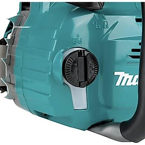 Makita 40V Max XGT 5.0Ah Brushless Lithium-Ion Battery with Built-In LED On/Off Switch, 18 Inch Cordless 42CC Gas Chain Saw Kit with Active Feedback-Sensing Technology