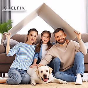 SHELFIX - White Cabinet Replacement Shelves - 3/4'' Thick Melamine - Cabinet Shelf Custom Size Shelf - Melamine Shelves Cut to Order 34