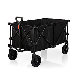 ONIVA - a Picnic Time Brand Adventure Folding, Beach, & Sport Utility Wagon XL, Black