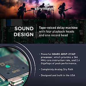 Strymon Magneto Four Head Tape Delay And Looper Eurorack Module with Spring Reverb for Eurorack Synth Setups