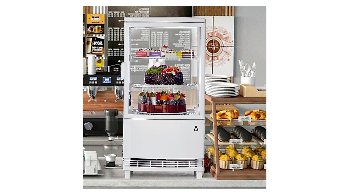 GarveeTech Commercial Refrigerator Display Case 2.1 Cu.FT - Countertop ...