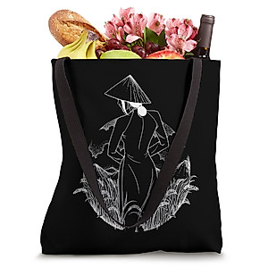 Silhouette Vietnamese Woman Unique Art Vietnam Vet-Fan Tote Bag