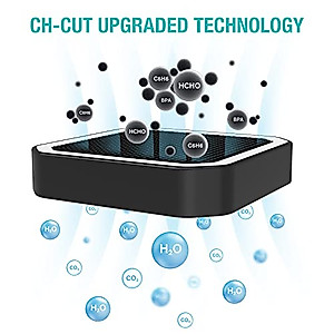 Life Basis Refrigerator Deodorizer Household Fridge Odor Eliminator Odor Absorber for Freezer Last for 10 Years with 2 Adhesive Stickers and CH-cut Upgraded Technology