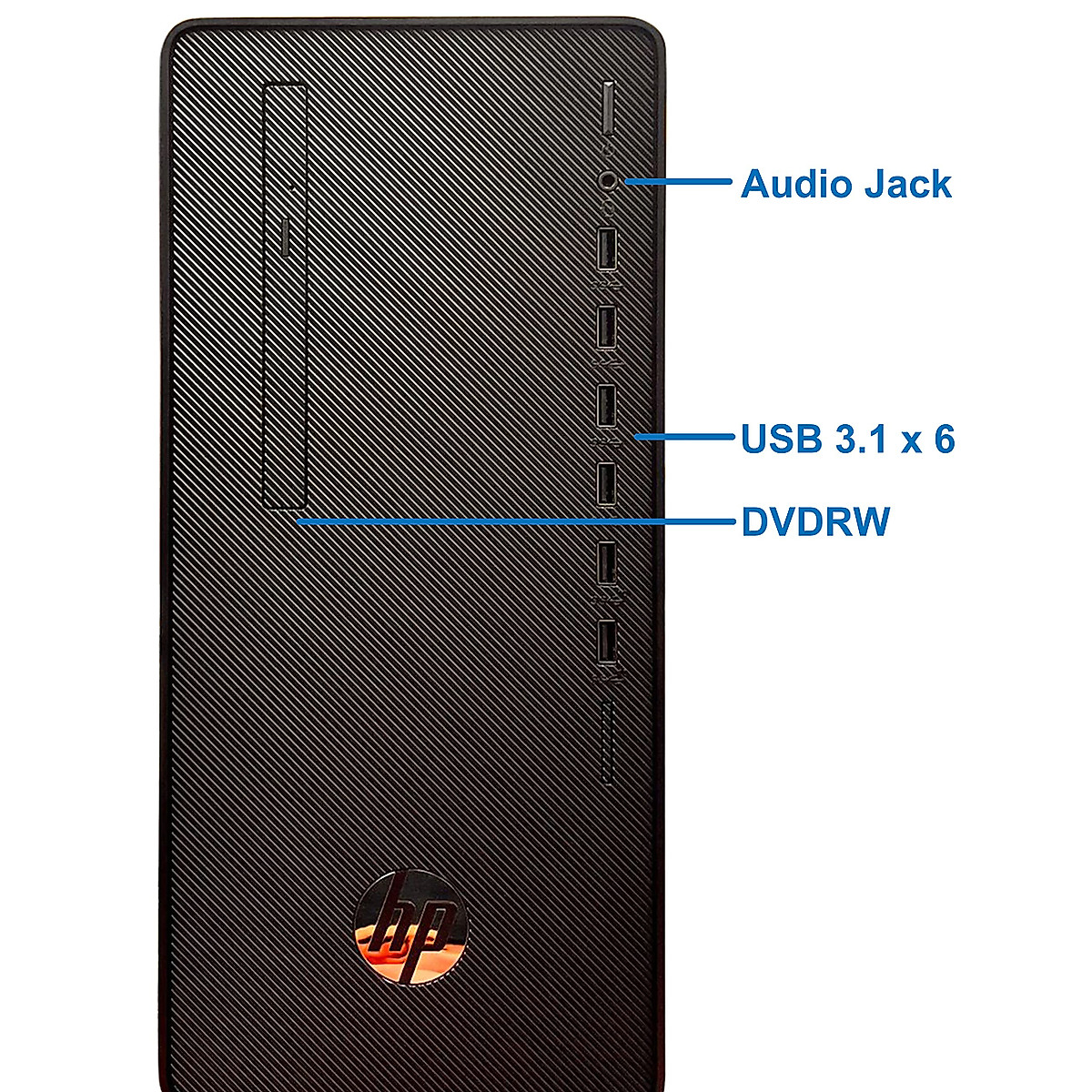 HP 290 G4 Microtower Desktop Computer, Intel i9-10900K, 64GB RAM, 2TB NVMe SSD, DVD-RW, HDMI, VGA, AC Wi-Fi, Bluetooth, Windows 11 Pro, Black