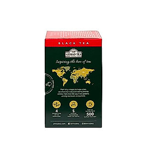 Ahmad Tea Black Tea, Strawberry Sensation Teabags, 20 ct (Pack of 1) - Caffeinated & Sugar-Free