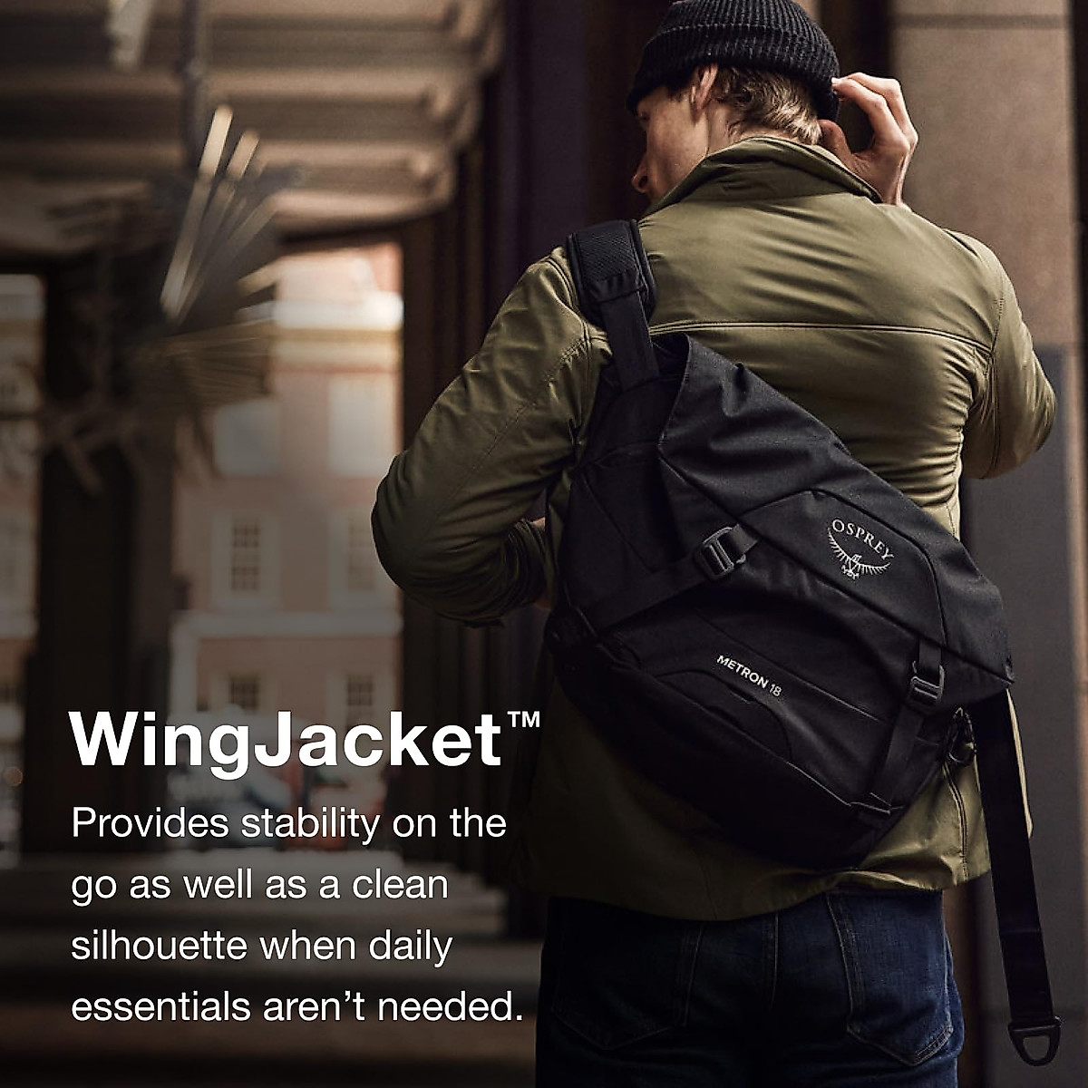 Osprey Metron 18L Messenger Bag, Black