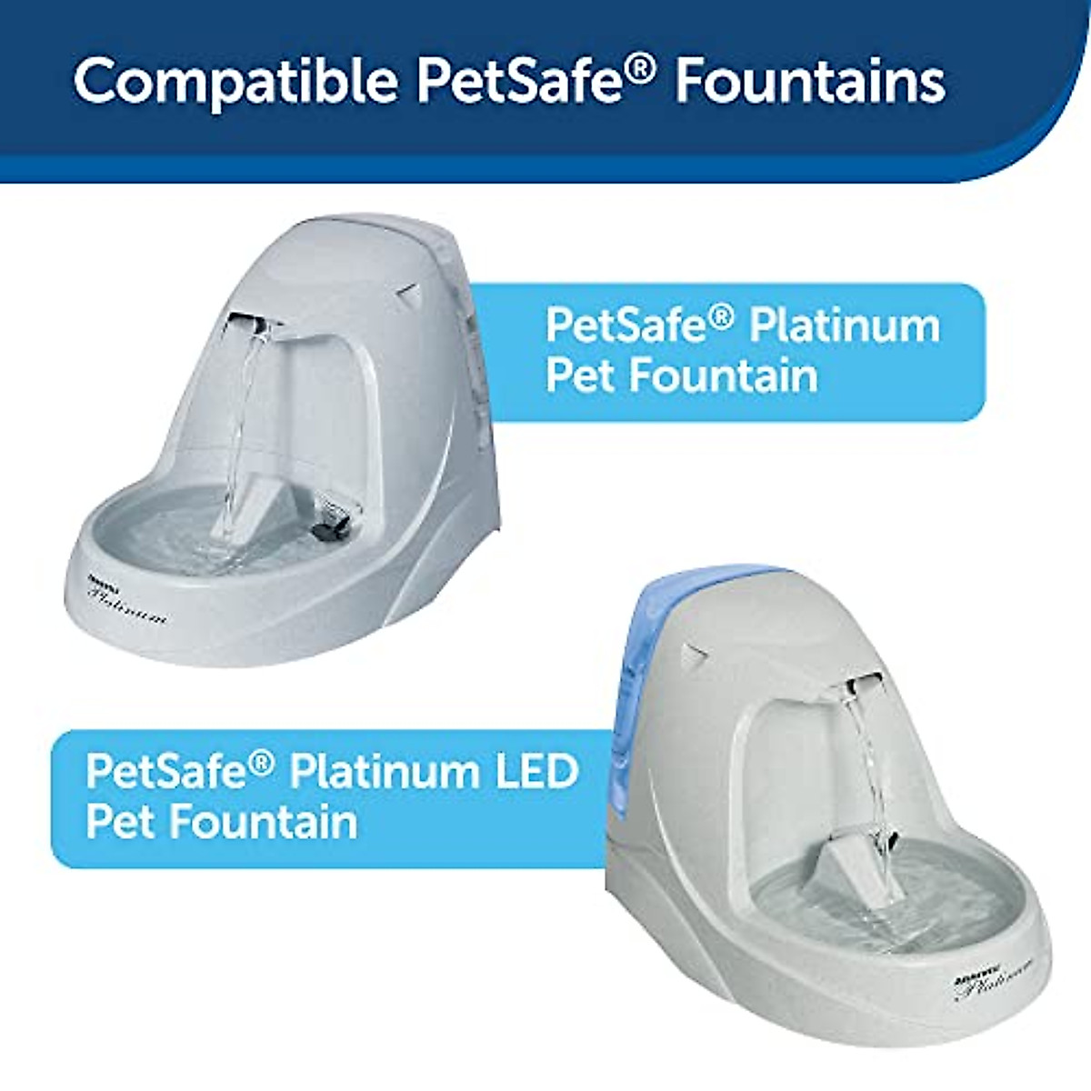 PetSafe Replacement Pump for Pet Drinking Fountains, Compatible with PetSafe Drinkwell Platinum and Platinum LED Dog and Cat Water Dispensers - PAC00-13204,Black