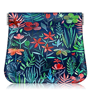 Squeeze Coin Purse, Fintie PU Leather Coin Pouch Change Holder for Woman Girls