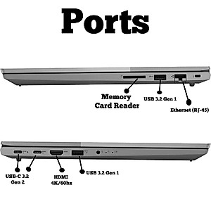 Lenovo ThinkBook 15 Gen 4 15.6" FHD Touchscreen (12th Gen Intel 10-Core i7-1255U, 16GB RAM, 512GB PCIe SSD, Narrow Bezel IPS) Business Laptop, Backlit, Fingerprint, Thunderbolt 4, Win 10 / Win 11 Pro